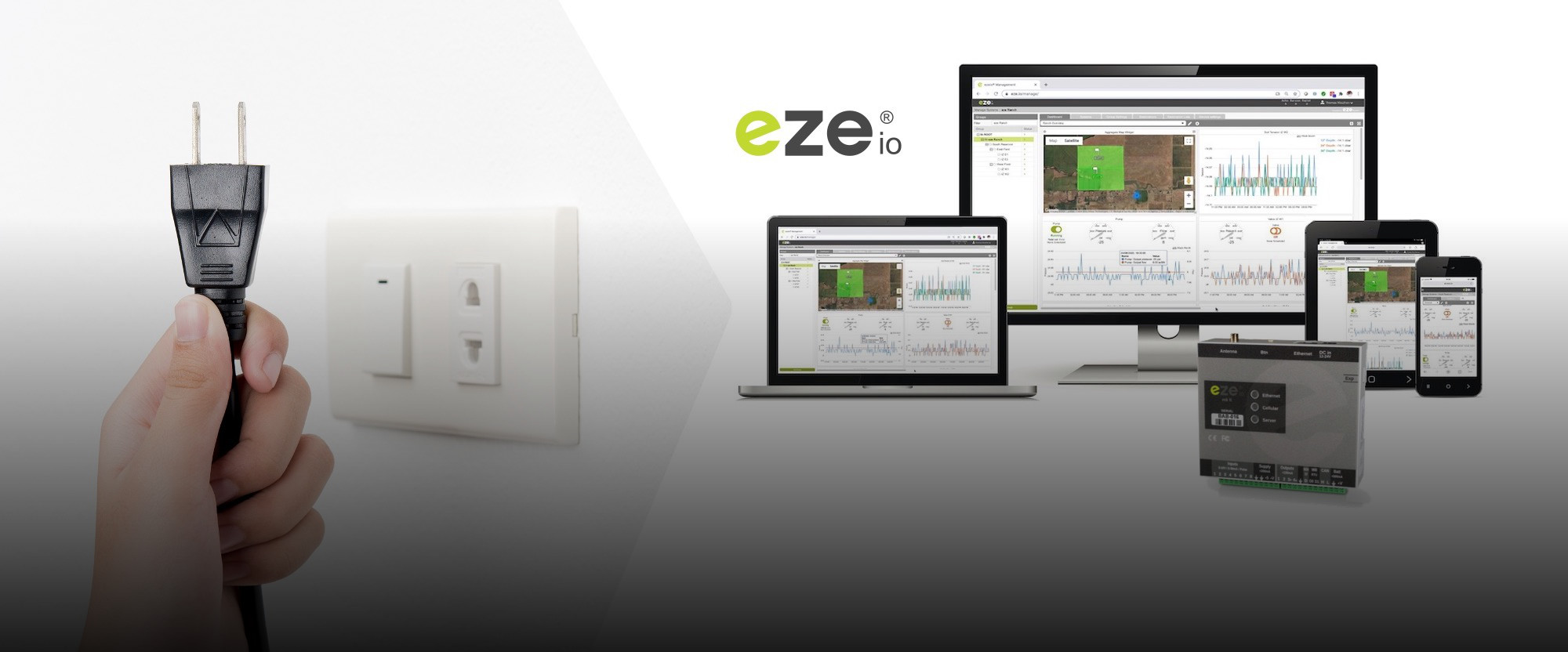 Hassle-free IIoT - eze System - IIoT system for remote device management